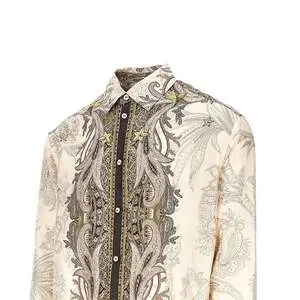 Etro Printed Silk Shirt An