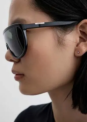 TOTEME Shield Aviator Sunglasses