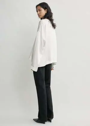 TOTEME Boxy Satin Top