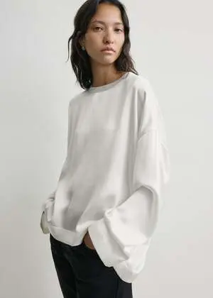 TOTEME Boxy Satin Top