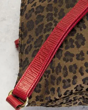 FWRD RENEW Fendi Leopard Backpack - Brown