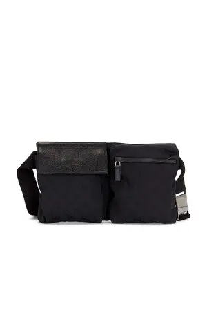 Gucci Double Pocket Belt Bag - Black