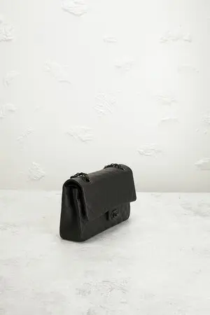 Chanel Lambskin Classic Double Flap Bag - Black