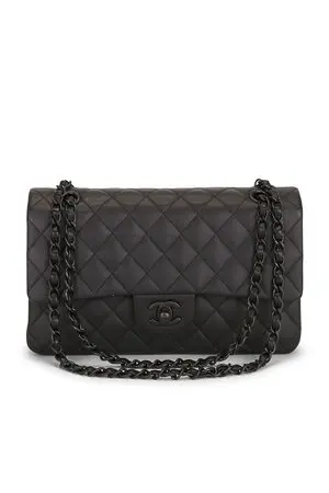 Chanel Lambskin Classic Double Flap Bag - Black