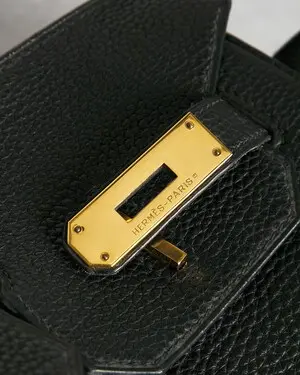 FWRD RENEW Hermes Togo Birkin 35 Retourne Handbag - Noir