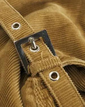 FWRD RENEW Fendi Corduroy Mama Baguette Shoulder Bag - Brown