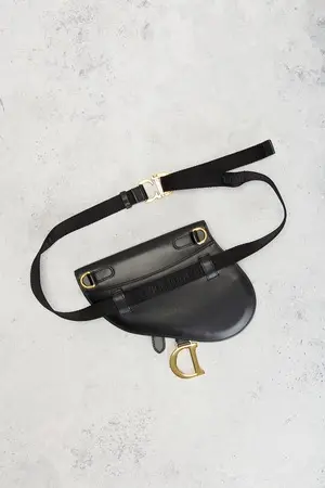 Dior Saddle Belt Bag - Black