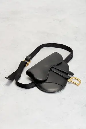 Dior Saddle Belt Bag - Black