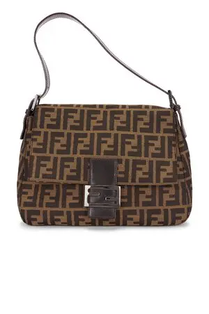 Fendi Zucca Mama Baguette Shoulder Bag
