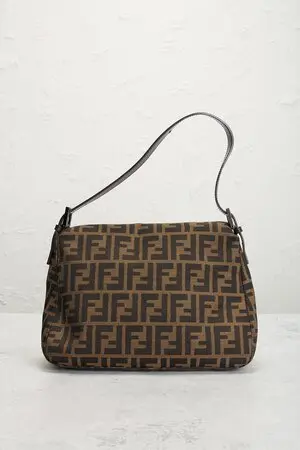 Fendi Zucca Mama Baguette Shoulder Bag