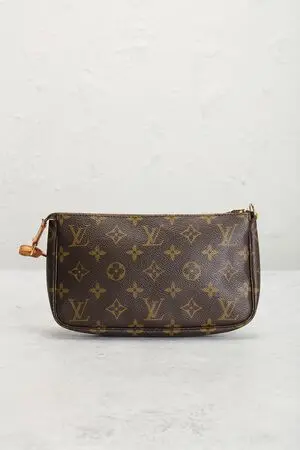 LOUIS VUITTON Monogram Pochette Accessoires Shoulder Bag - Brown