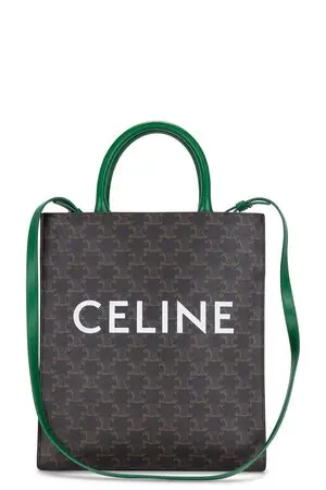 Celine Triomphe Vertical Cabas Tote Bag - Brown