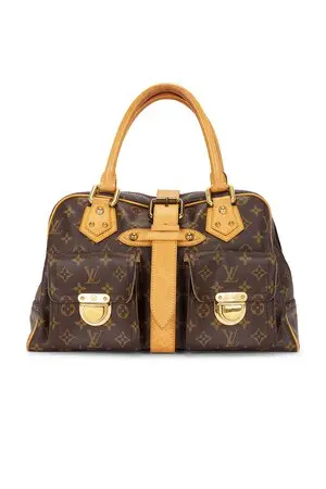 LOUIS VUITTON Monogram Manhattan Gm Handbag - Brown