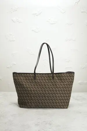 Fendi Zucca Roll Tote Bag