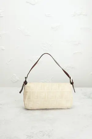 Fendi Zucca Monogram Canvas Shoulder Bag