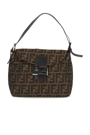Fendi Zucca Hobo Bag - Brown