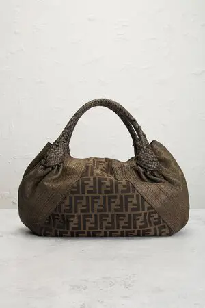 Fendi Zucchino Spy Handbag