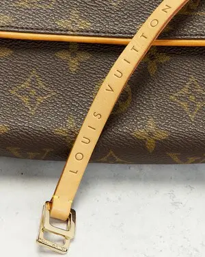 FWRD RENEW Louis Vuitton Monogram Florentine Pochette Belt Bag - Brown