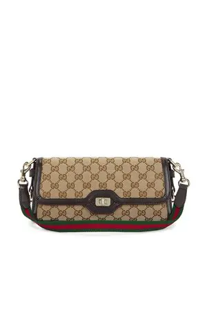 Gucci Luce Shoulder Bag - Beige