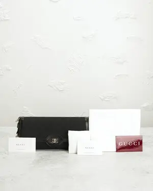 FWRD RENEW Gucci Luce Shoulder Bag - Black