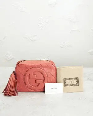FWRD RENEW Gucci Blondie Shoulder Bag - Red