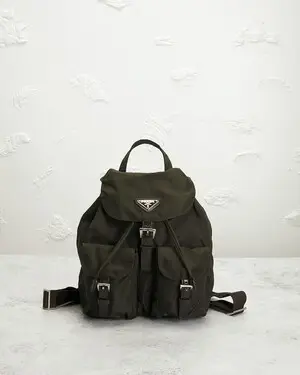 FWRD RENEW Prada Tessuto Backpack
