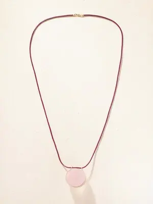 Marisa Klass 18k Gold, Diamond And Quartz Necklace