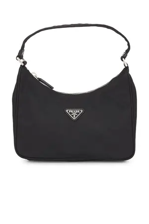 Prada Mini Re-edition 2000 Re-nylon Shoulder Bag - Black