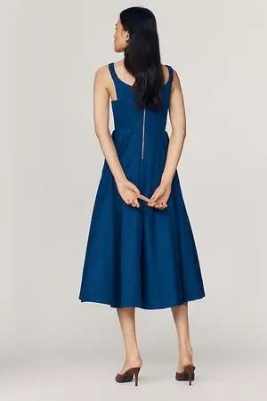 Maeve Sateen Midi Dress