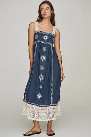 The Great. Sparrow Midi Dress - Mineral