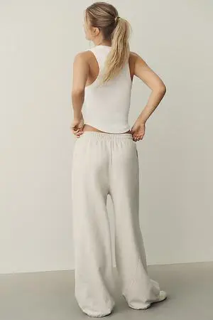 Daily Practice Merva Barrel-leg Pants - Light Grey