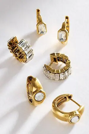Baublebar Tyra Water-resistant Earrings, Set Of 3 - Gold