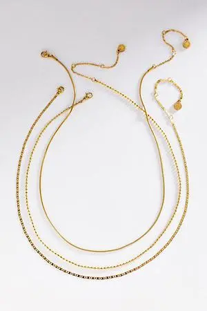 BAUBLEBAR BaubleBar Anita Water-Resistant Necklaces, Set Of 3