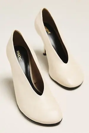 Maeve Easy Leather Pumps Cream
