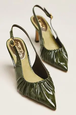 CIRCUS NY BY SAM EDELMAN Tasha Slingback Heels - Olive
