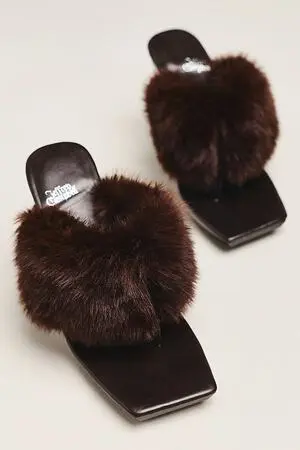Jeffrey Campbell Delusions Faux Fur Heels
