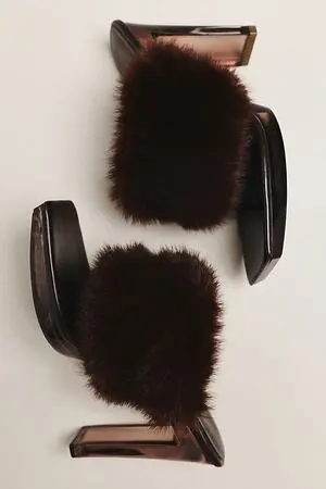 Jeffrey Campbell Delusions Faux Fur Heels