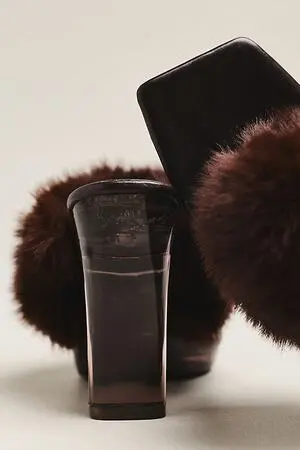 Jeffrey Campbell Delusions Faux Fur Heels