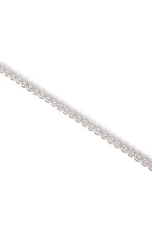 Off-White Large Hex Nut Lab Grown Diamond Bracelet