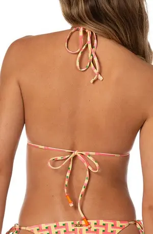 MAAJI Geometric Print Triangle Bikini Top