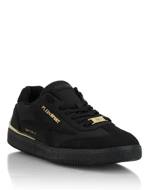 PLEIN SPORT Raptor-x Low-top Sneakers - Black/lightgold