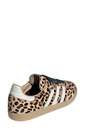 Adidas Genuine Calf Hair Samba Og Sneaker - Magic Beige/ivory/gum 3