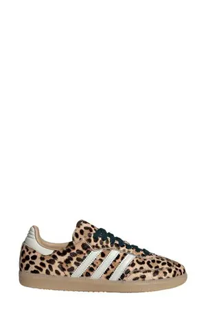 Adidas Genuine Calf Hair Samba Og Sneaker - Magic Beige/ivory/gum 3