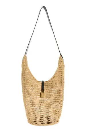 DEMELLIER The Siena Raffia Crossbody Bag - Natural/black