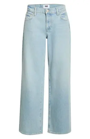 Paige Dana Low Rise Relaxed Straight Leg Jeans - Culver