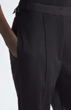 Proenza Schouler Eran Pintuck Sheer Wool Pants