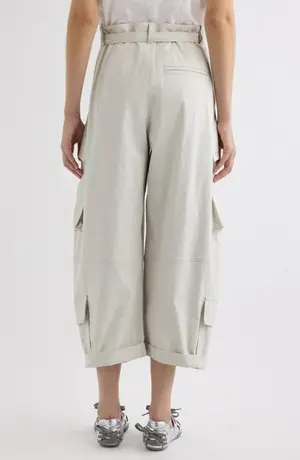 Acne Studios Pama Belted Twill Cargo Pants