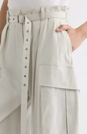 Acne Studios Pama Belted Twill Cargo Pants