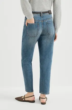 Brunello Cucinelli Baggy Tapered Jeans