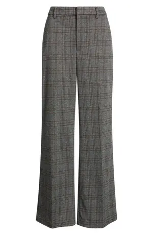 LIVERPOOL Kelsey Plaid Wide Leg Pants